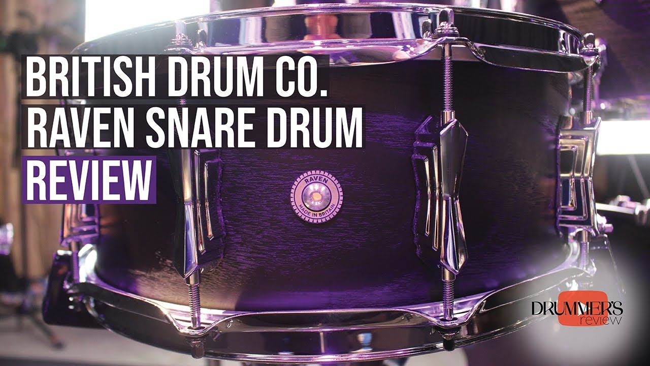British Drum Co. Raven Series Snare Drum // Full Review & Demo... - YouTube