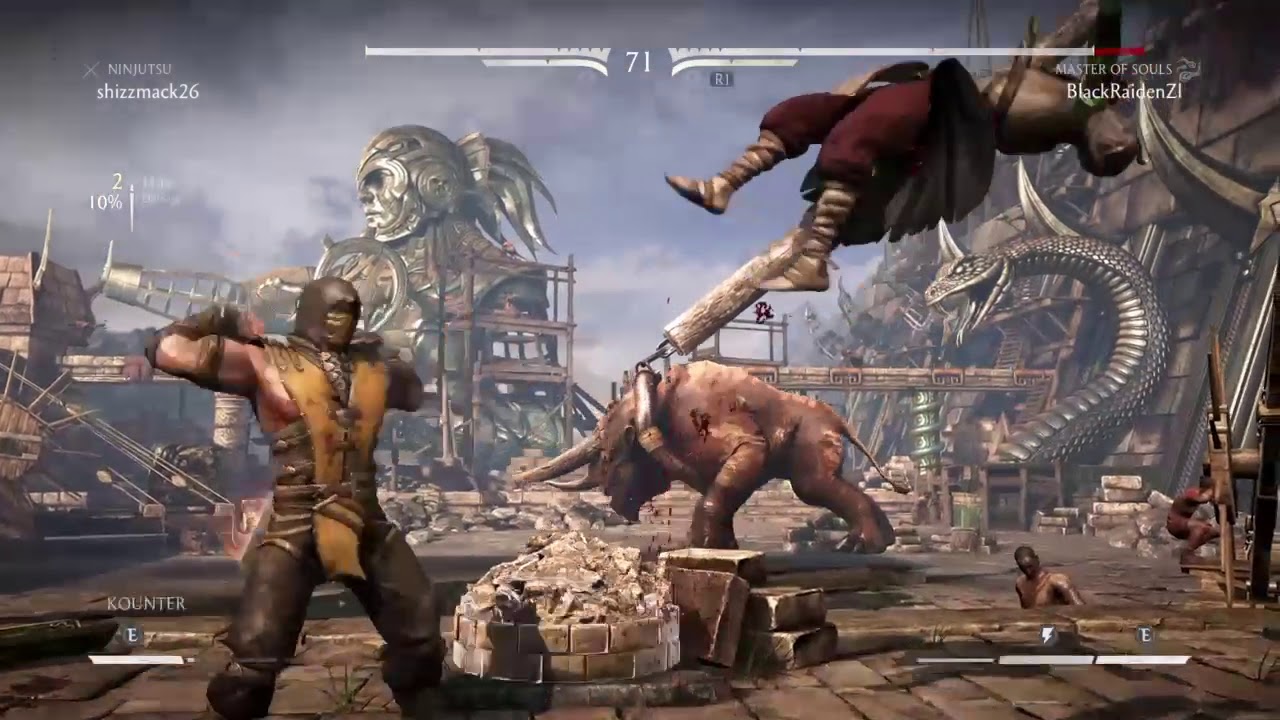 MORTAL KOMBAT X - Spammer gets OWNED - YouTube