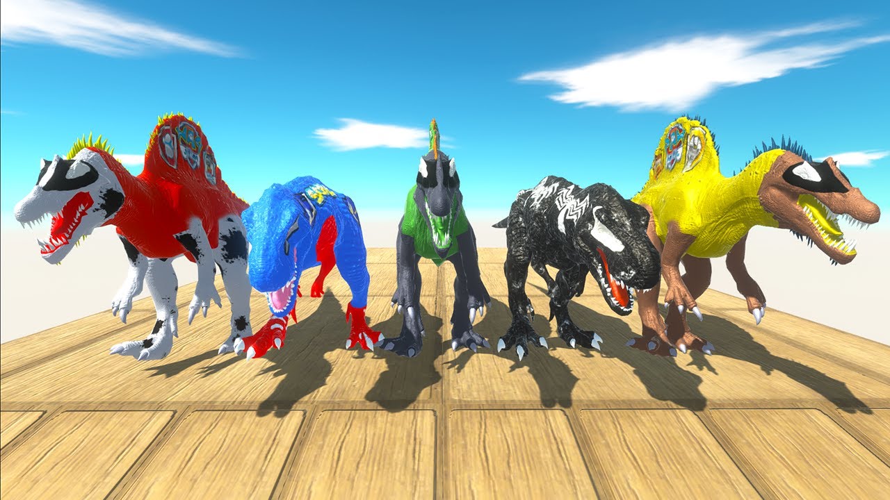 Trex Hero Vs Spino Speed Race Hunting found Jurassic Marvel Comics ...