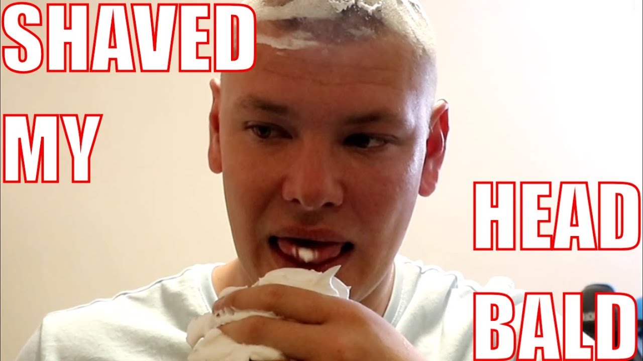 SHAVING MY HEAD BALD - YouTube