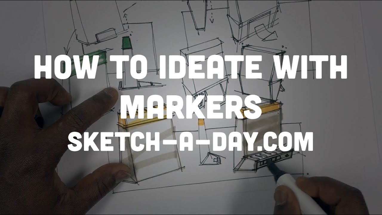 Sketch-A-Day Ideation and Marker Sketching - YouTube