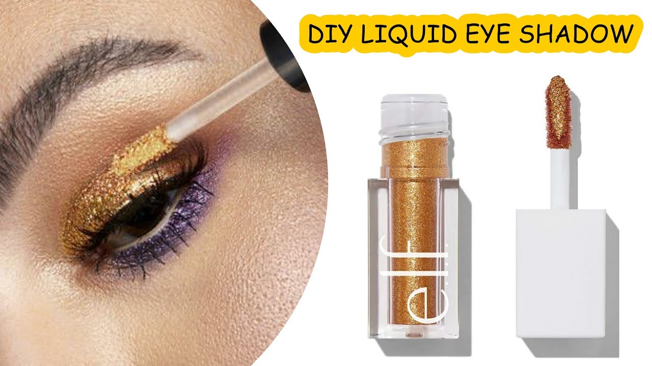 How to make liquid glitter eyeshadow||diy glitter eyeshadow||homemade ...
