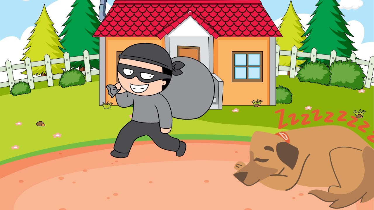 Clever Thief Tale |چالاک چور | Moral Kids Story | Dinoworld Nursery ...