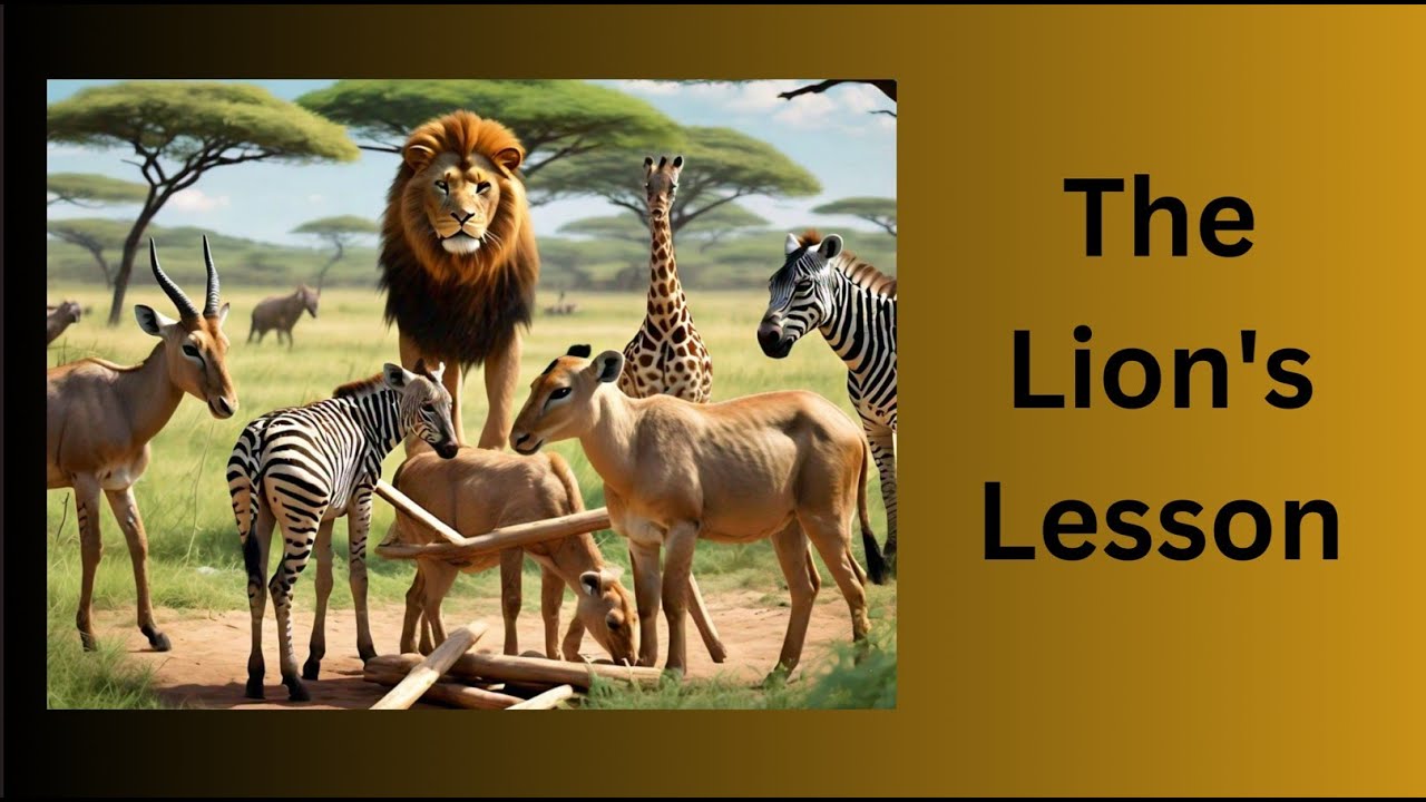 The Lion's Lesson: A Motivational Story for Kids - YouTube