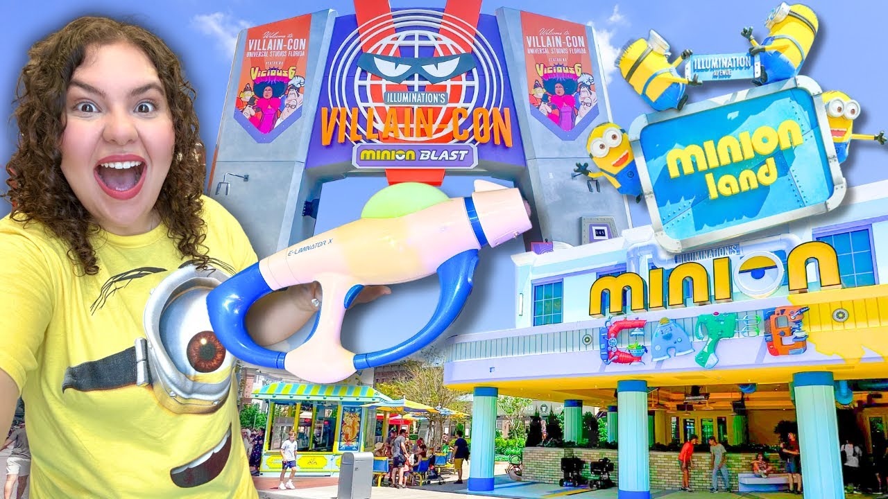 Full Tour of the NEW Minion Land at Universal Orlando Resort - YouTube