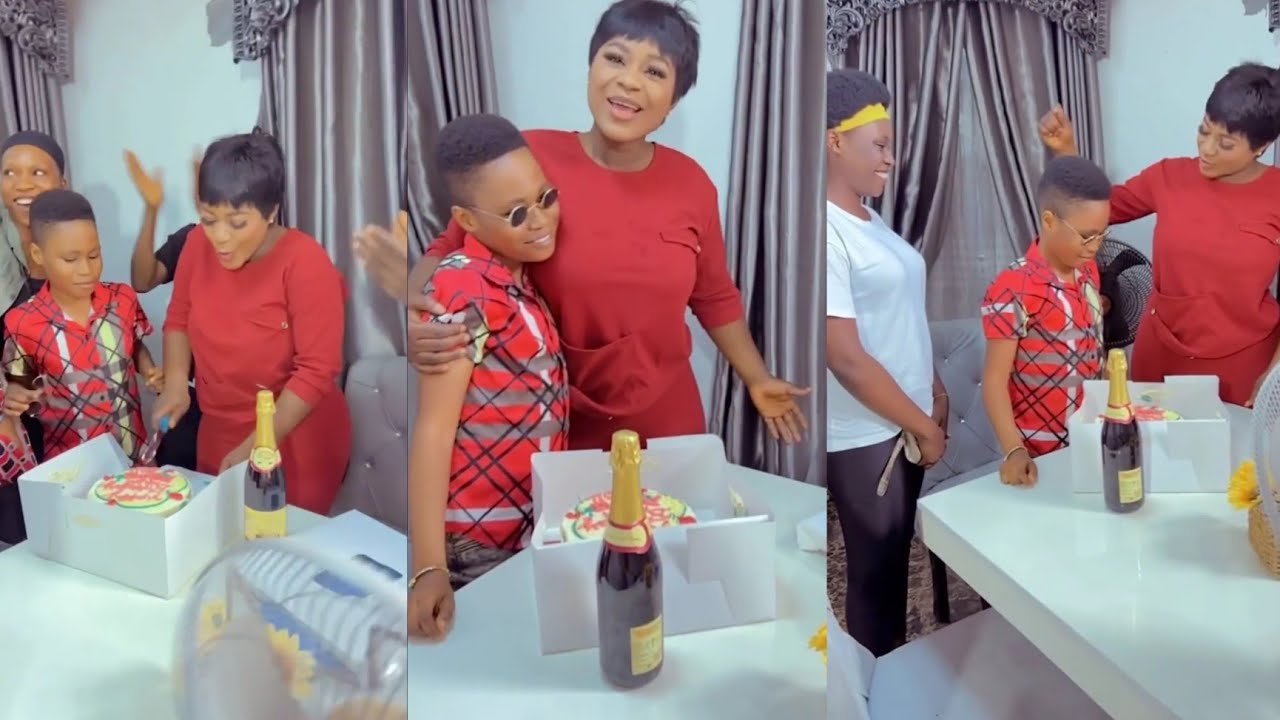 SEE HOW KID ACTOR ISAAC FRED SURPRISED DESTINY ETIKO - YouTube