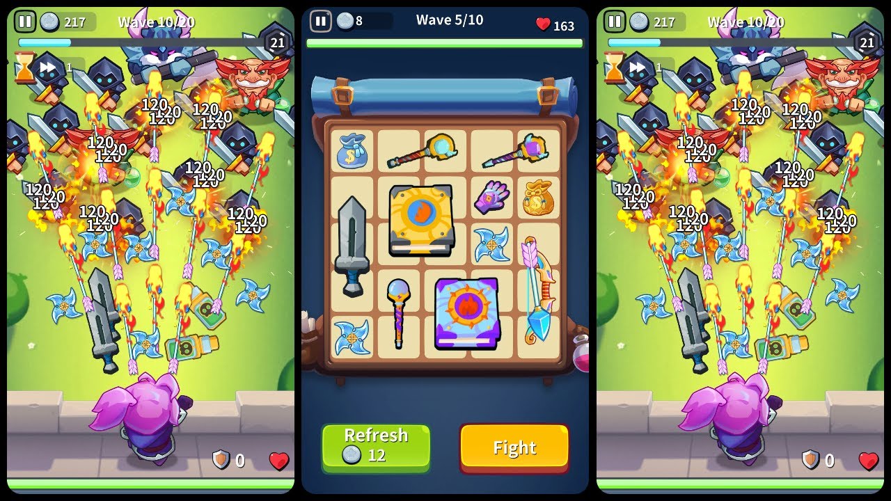 Royale Backpack - Idle Defense Gameplay Android Mobile - YouTube