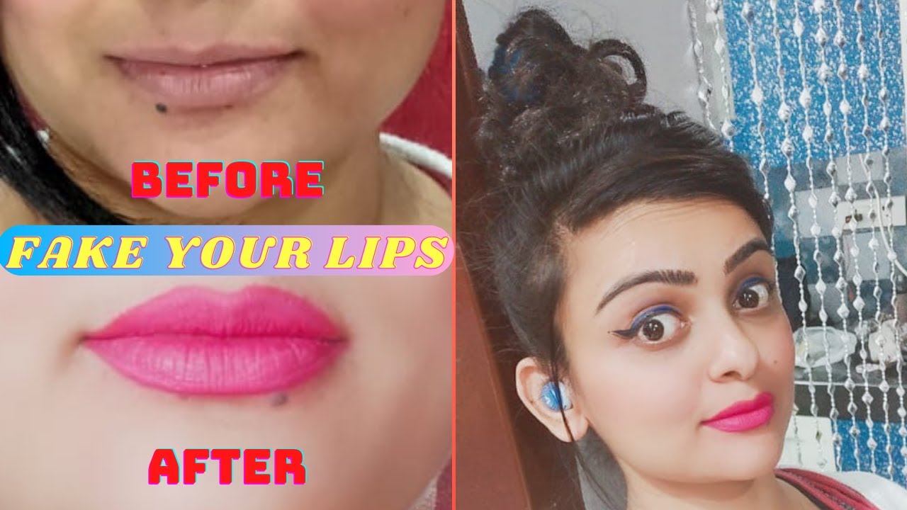 HOW TO FAKE BIG LIPS IN 3 EASY STEPS! (OMG) | LIPSTICK TUTORIAL ...