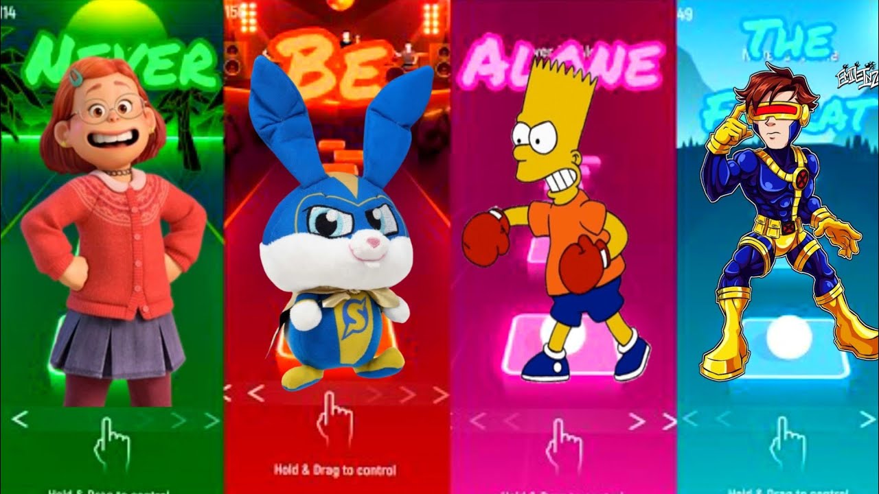 Turning_Red🆚The_secret_life_of_pets🆚The_Simpsons🆚X-Men_97💥Who is best ...