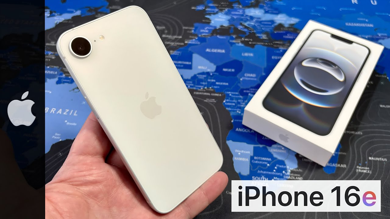 Apple iPhone 16e - Unboxing and Hands-On - YouTube