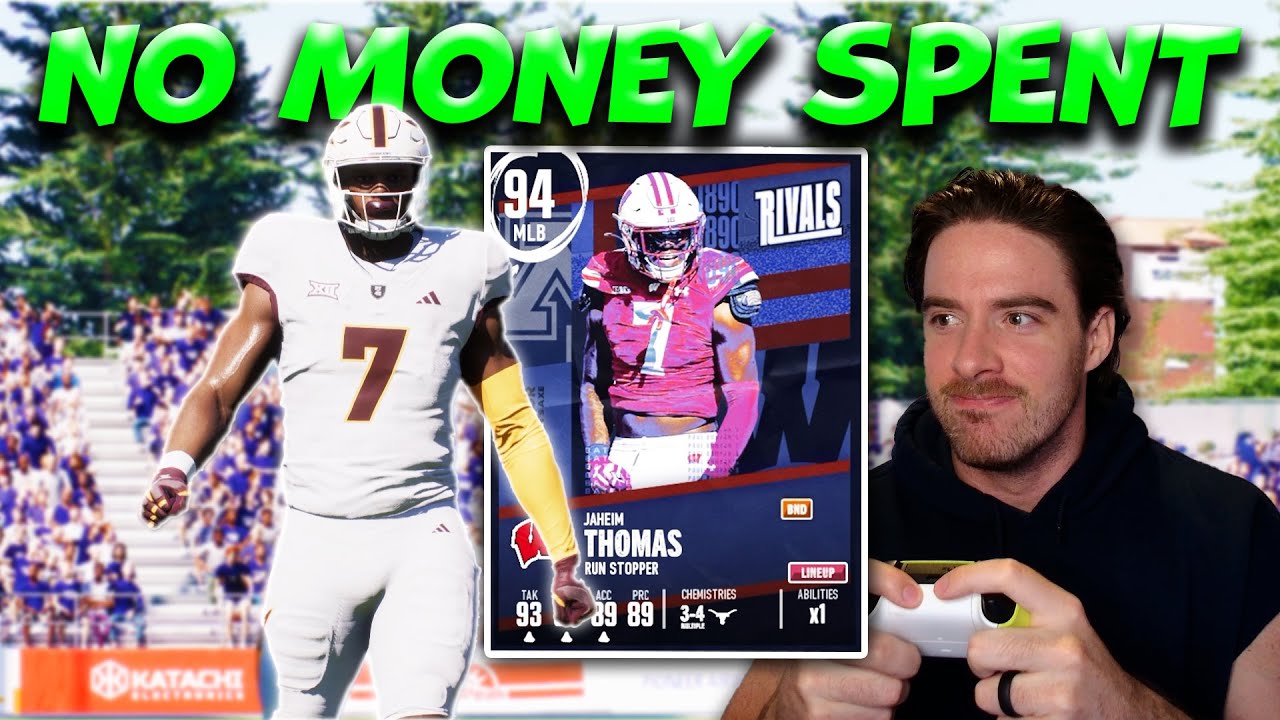 Adding the BEST BUDGET USER in the Game! HERE IS WHY! CFB 25 No Money ...
