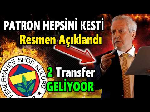 Aziz Yıldırım temizledi ikisi de bitti || F.Bahçe'de BOMBA Ayrılık..