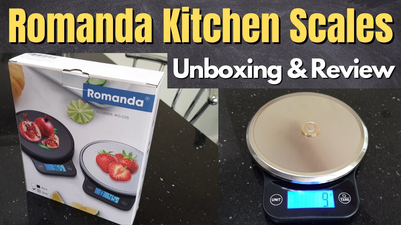 Romanda Digital Kitchen Scales Review | Stainless Steel with LCD ...