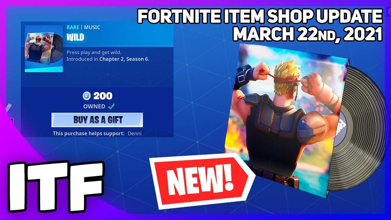 Fortnite Item Shop *NEW* BATTLE PASS ITEM IN SHOP!? [March 22nd, 2021 ...