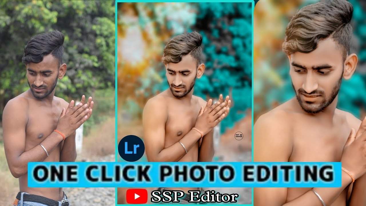 one click me photo editing kaise kare I #lightroom se photo editing ...