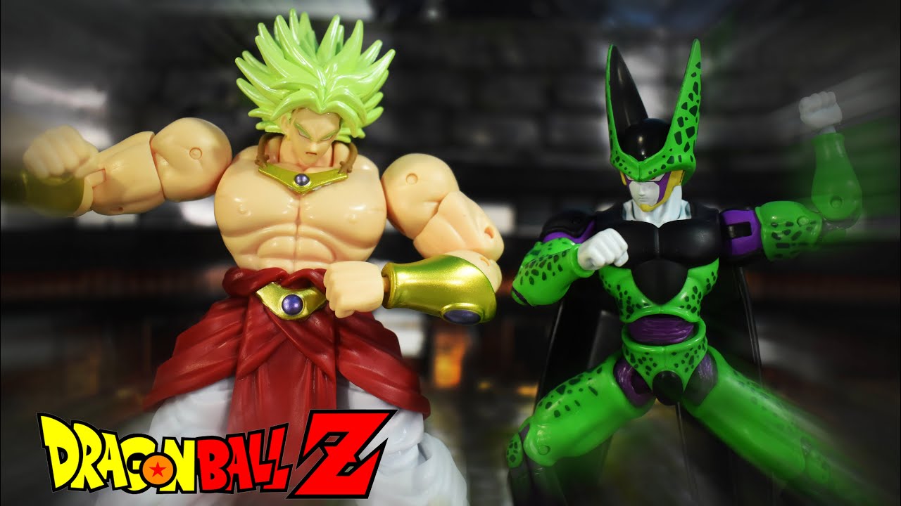 Broly vs Perfect Cell - Stop Motion Fight Film - Dragon Ball Z - YouTube