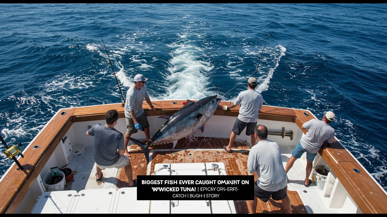BIGGEST Fish EVER Caught On Wicked Tuna! Epic Record Breaking Catch ...