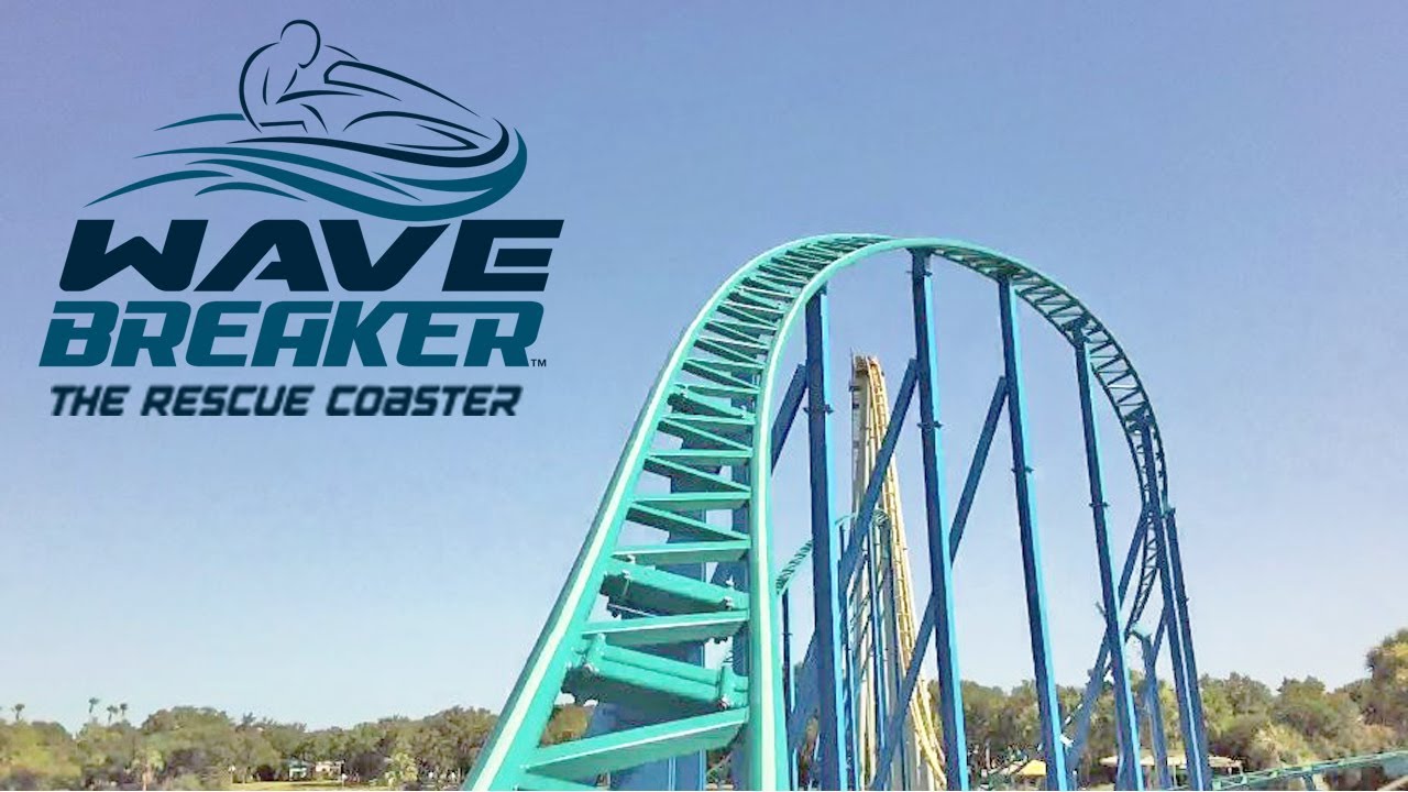 Wave Breaker The Rescue Coaster HD Front Seat On Ride POV & Review ...