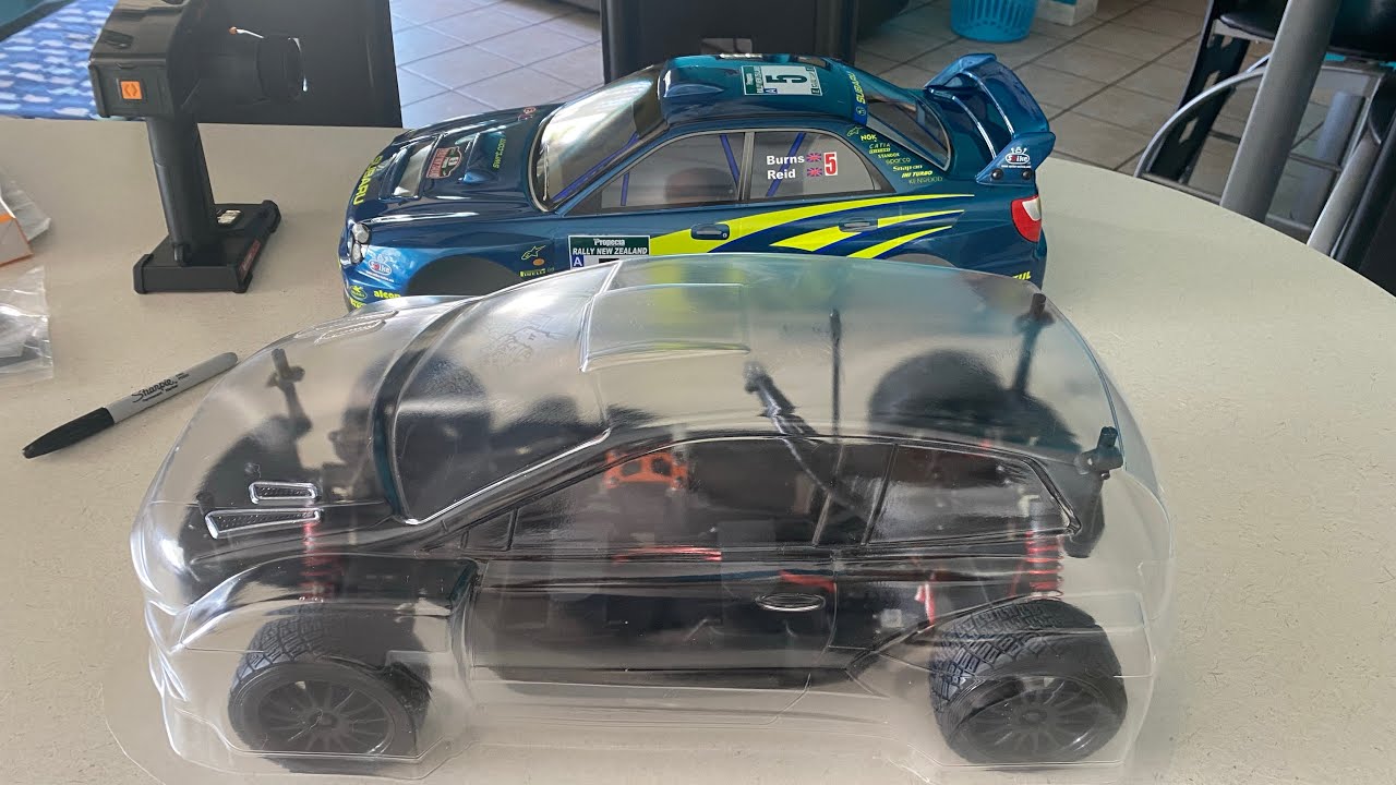 HPI WR8 flux body post extension DIY - YouTube