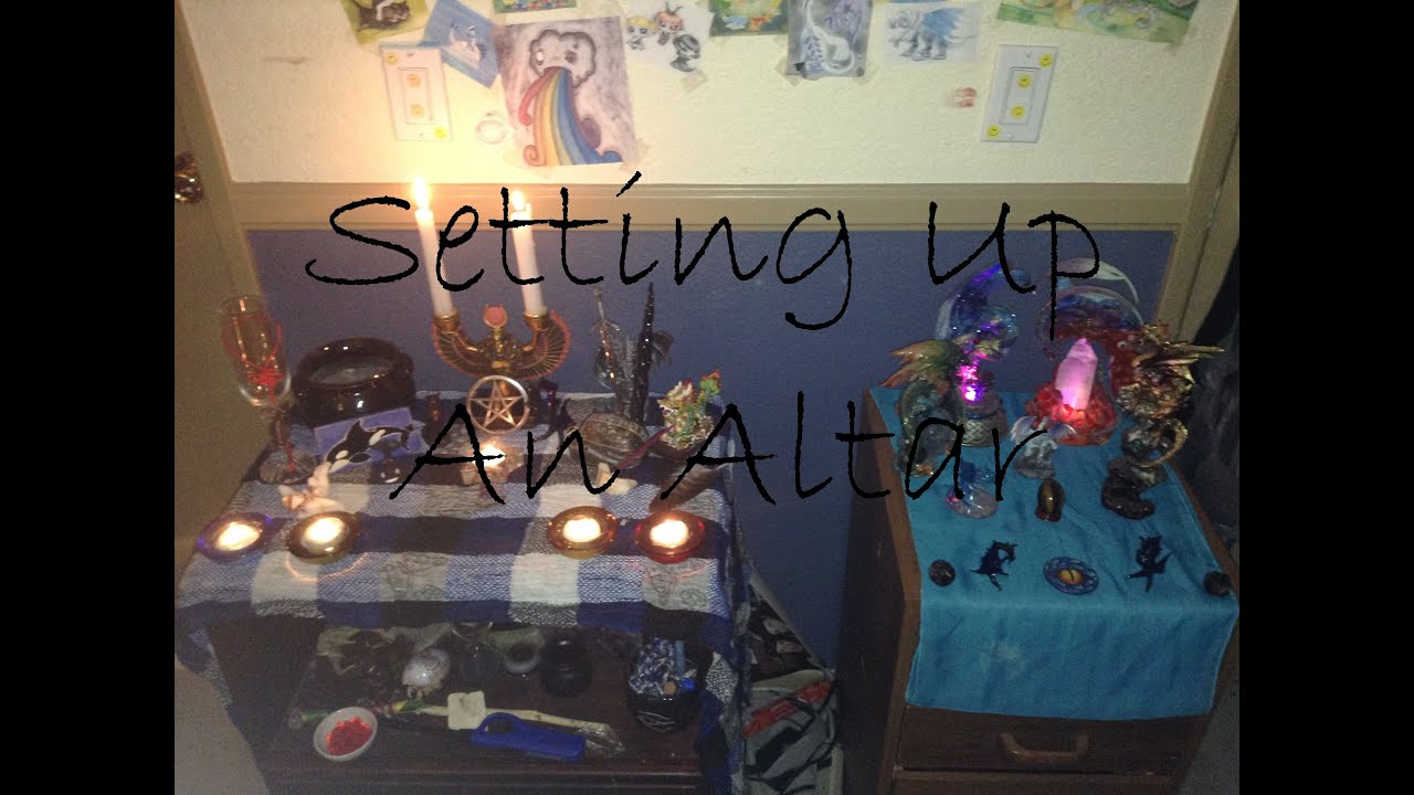 How To Set Up An Altar | Wicca / Witchcraft 101 - YouTube