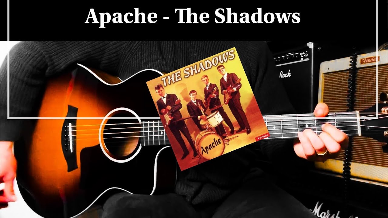 Apache – The Shadows | Practice Along Guitar Version - YouTube