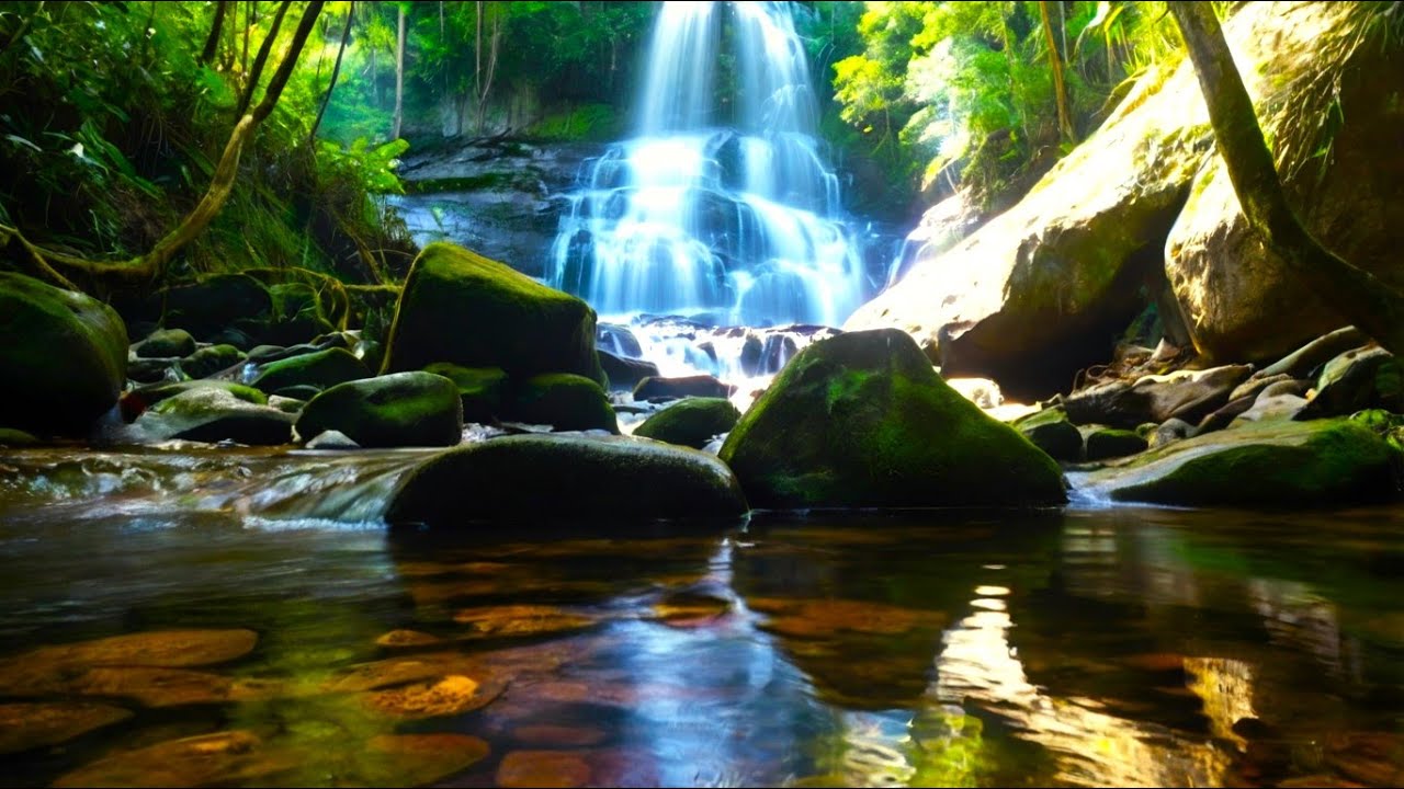 Serene Water Gardens - Relaxing Water Sounds for Mindfulness - Water ...