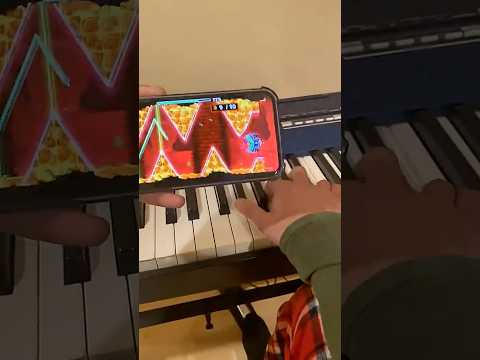 FINGERDASH ALL COINS x PIANO #geometrydash - YouTube