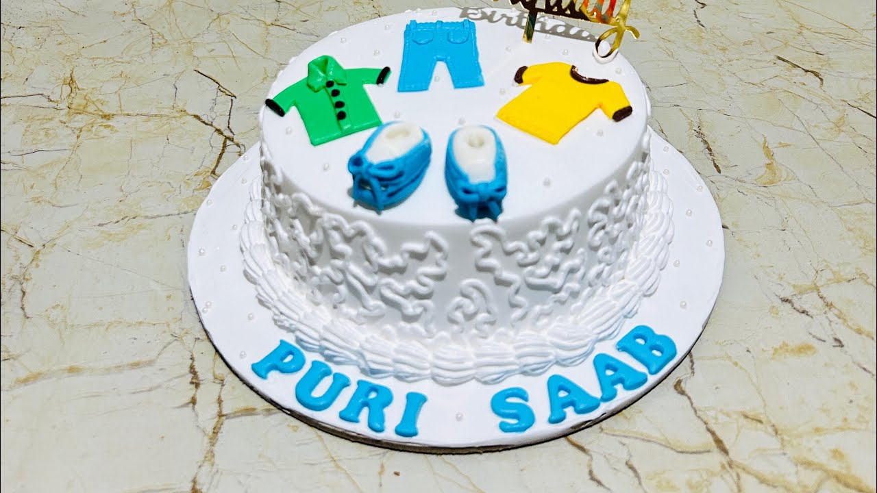 Clothes cake customised on customer demand - YouTube