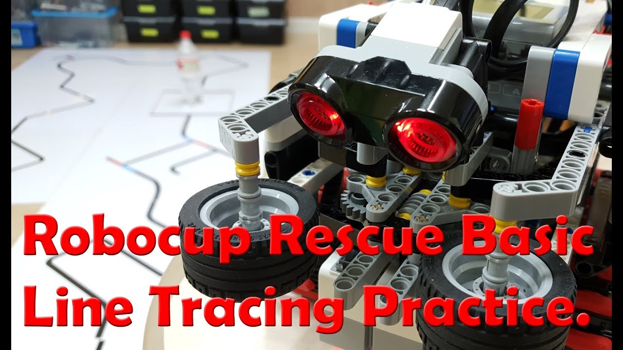 Robocup Rescue Basic Linetracing practice :) - YouTube