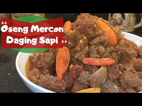 Resep Oseng Mercon Daging Sapi | Pedasnya Mantap Rasanya Nikmat - YouTube