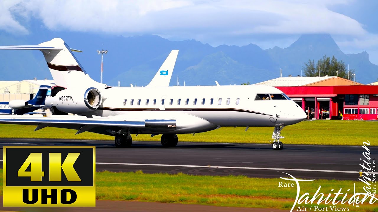 February 5, 2023 : Glex reg #N552YM as TWY10 was seen landing at Tahiti ...