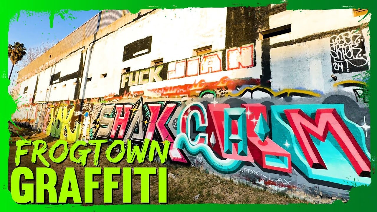 Los Angeles Graffiti - Trouble in FROGTOWN (Part 7) - Train Tracks and ...