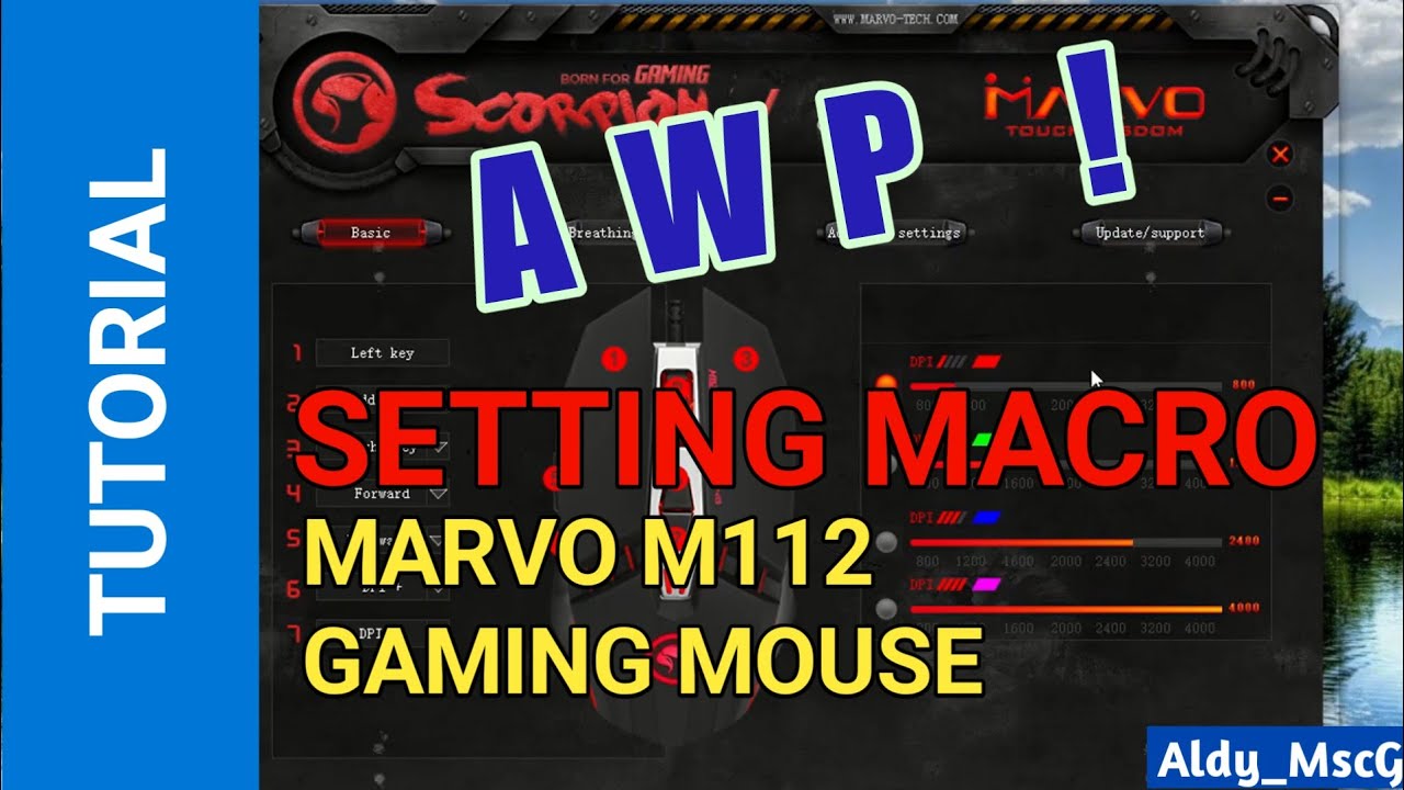 [TUTORIAL] Setting Macro Part. 2 | Marvo M112 Gaming Mouse - YouTube