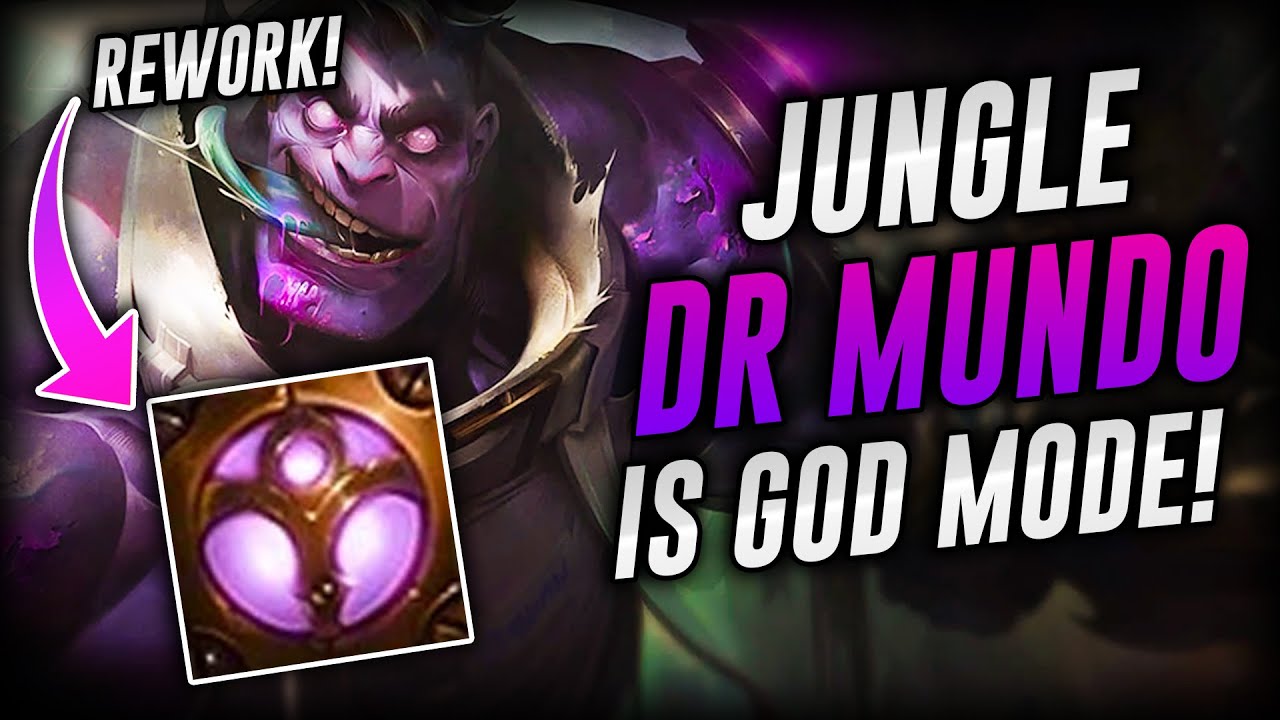 REWORK DR. MUNDO IS A JUNGLE GOD! | Dr. Mundo Gameplay | Wild Rift 2.6 ...
