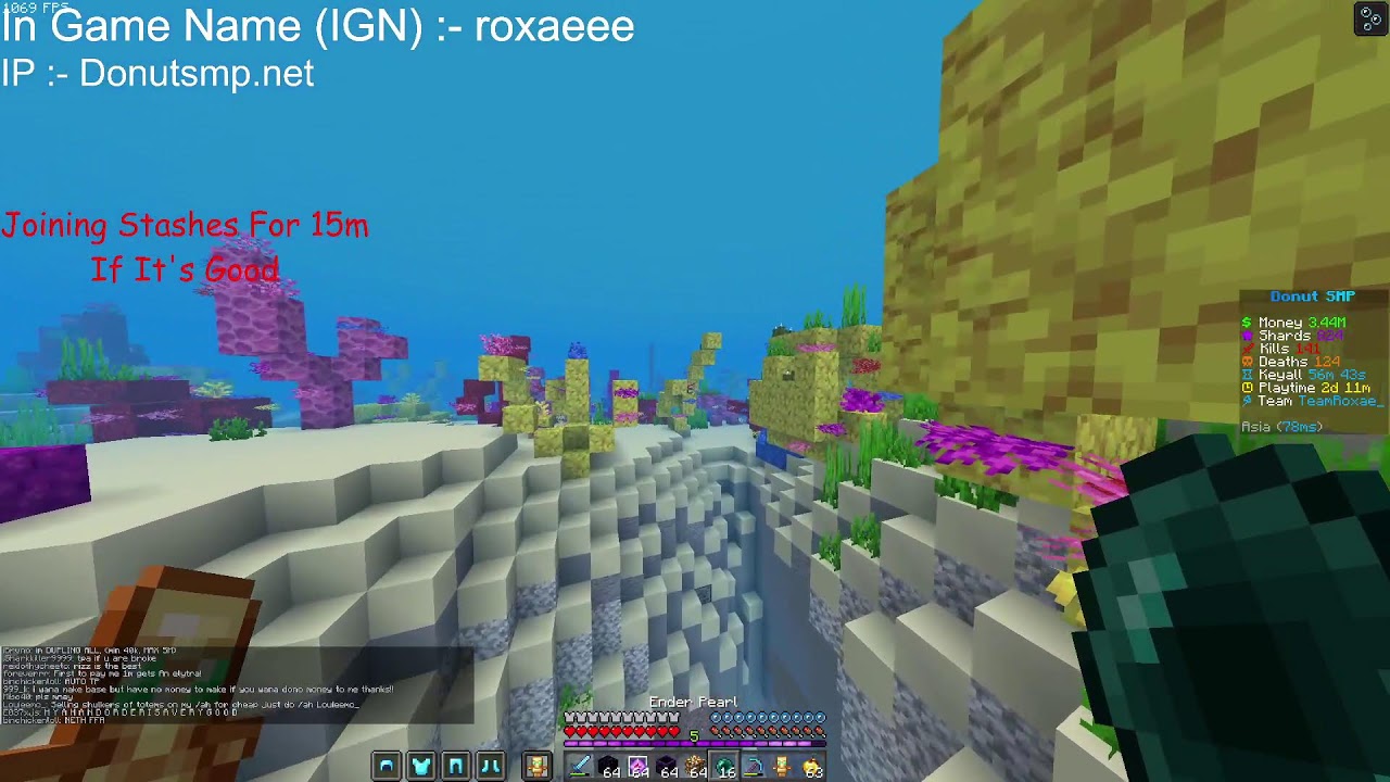 Giving 2M To The Best Stash Of The Stream On The DONUT SMP! - YouTube