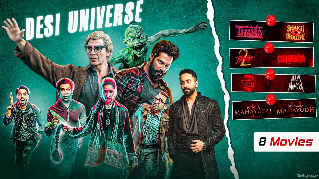 Maddock Supernatural Universe Upcoming Movies 😱 | Stree Universe ...