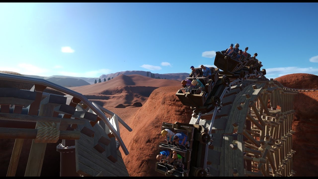 Mountain Tour Mishap: Mine Train: Planet Coaster - YouTube