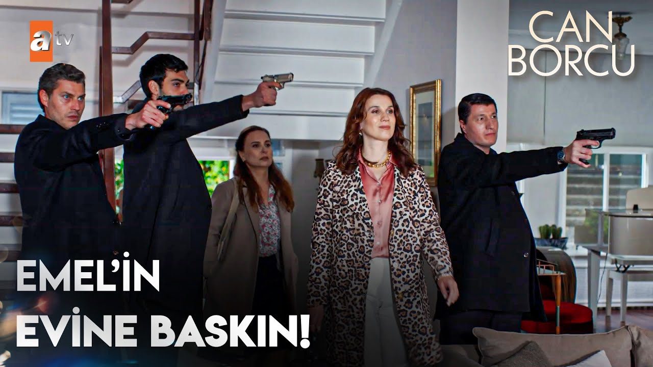 Emel'in evine silahlı baskın! - Can Borcu 22. Bölüm - YouTube