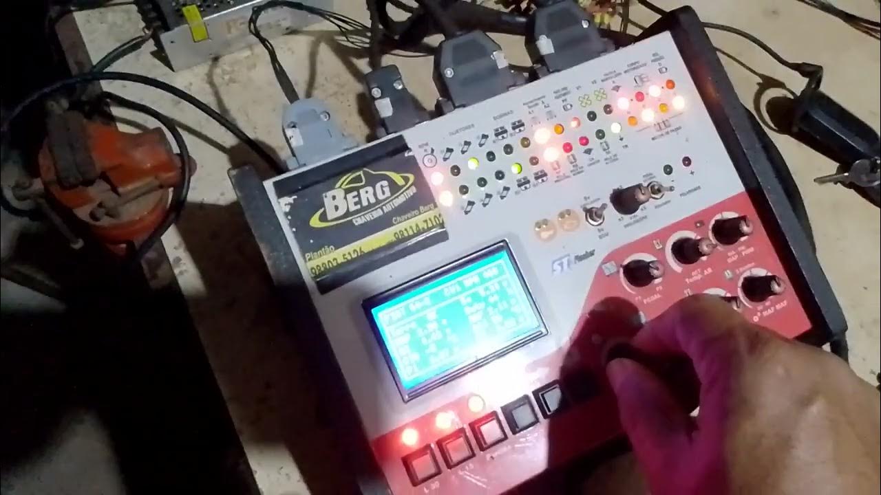 teste em bancada módulo 4AFB Fiat Palio imobilizador caixinha cinza ...