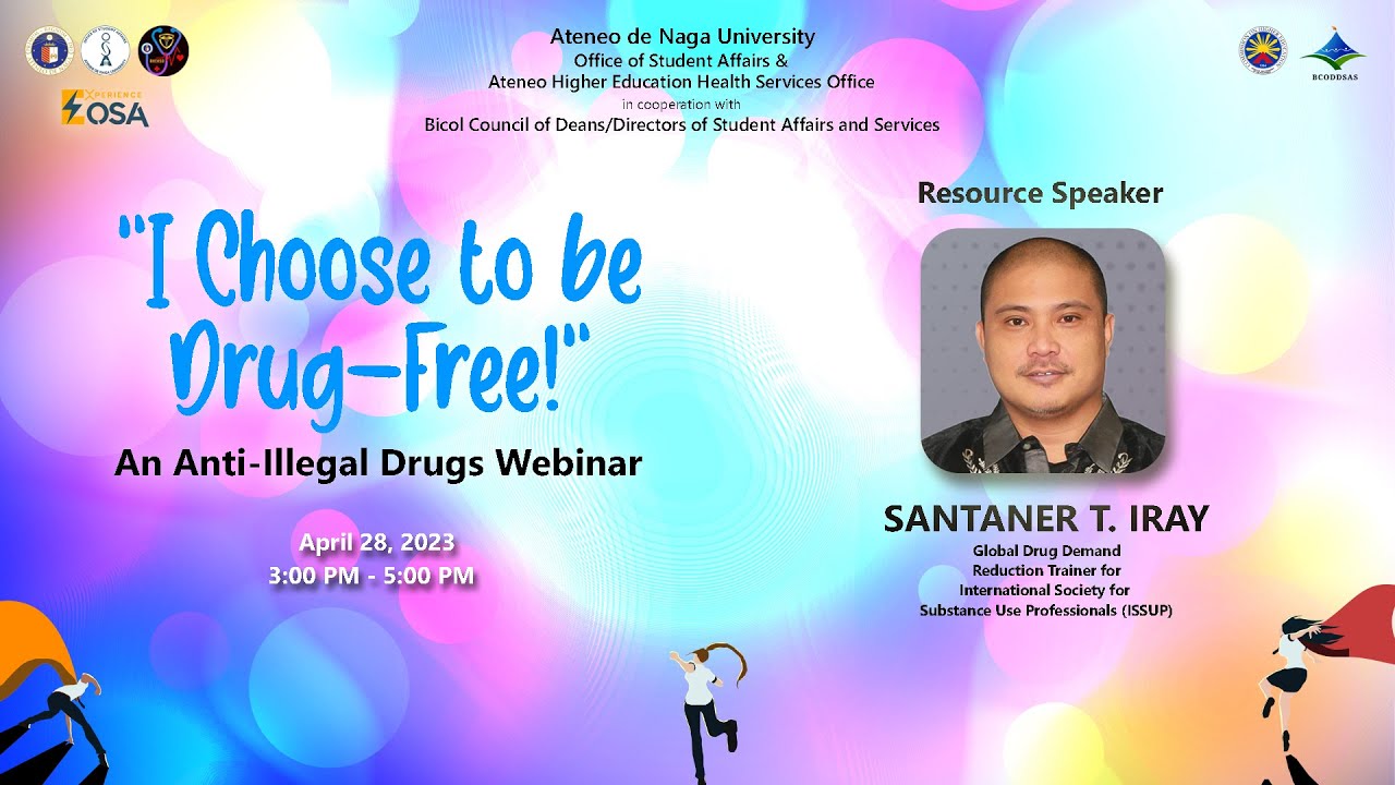 "I Choose to be Drug-Free!" - An Anti-Illegal Drugs Webinar - YouTube