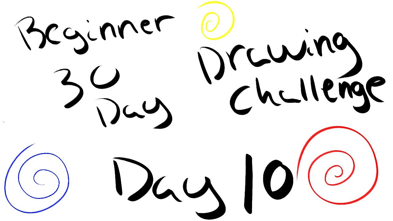 Beginner 30 day Drawing challenge - Day 10 - YouTube
