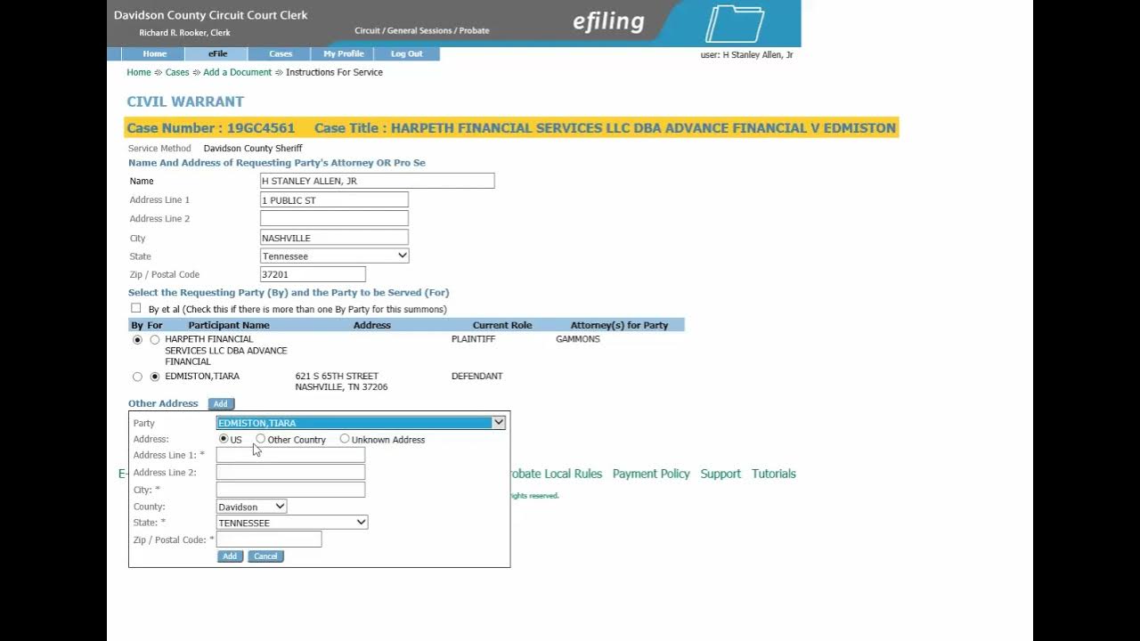 How To E-File A Proposed Body Attachment Order - YouTube