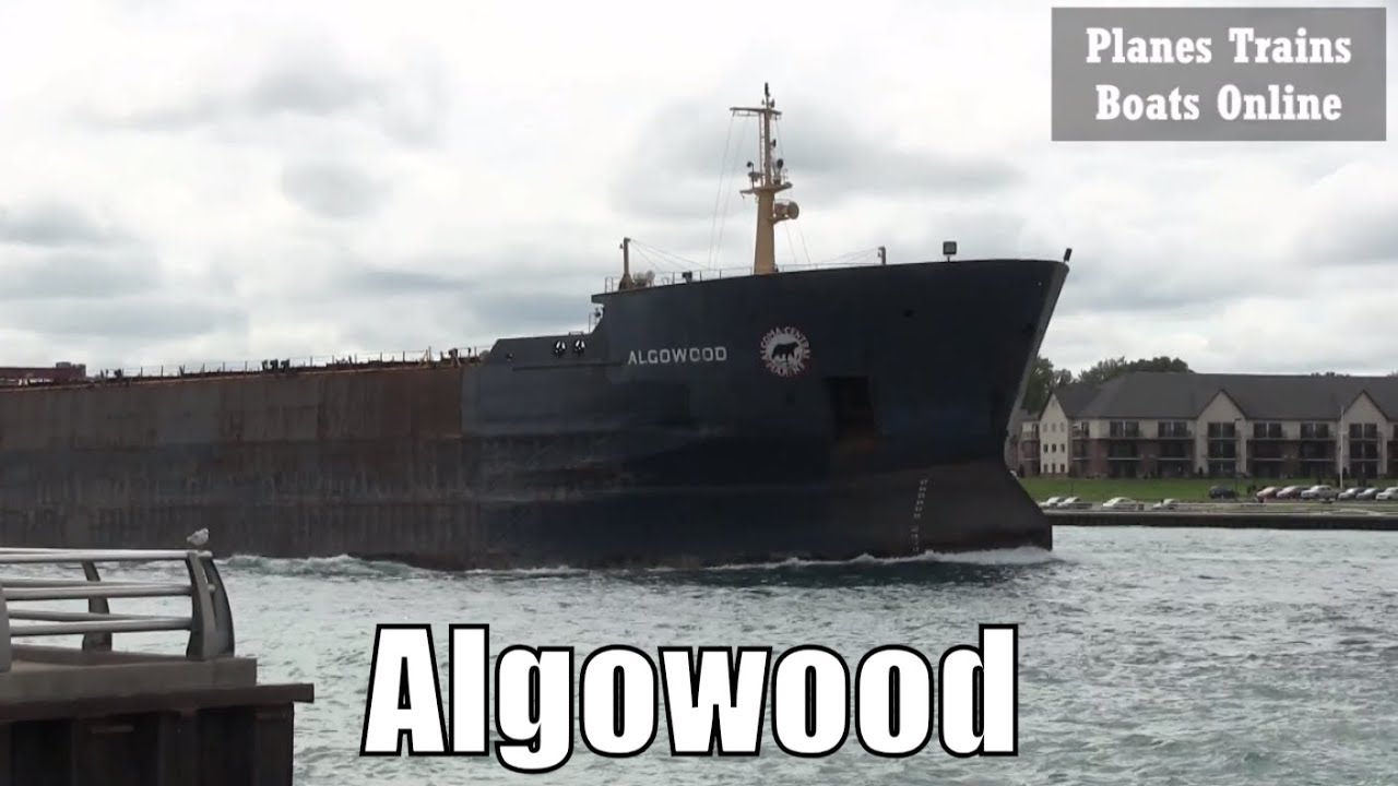 1981 Algowood - 728ft / 222m = Bulk Carrier Cargo Ship In Great Lakes ...