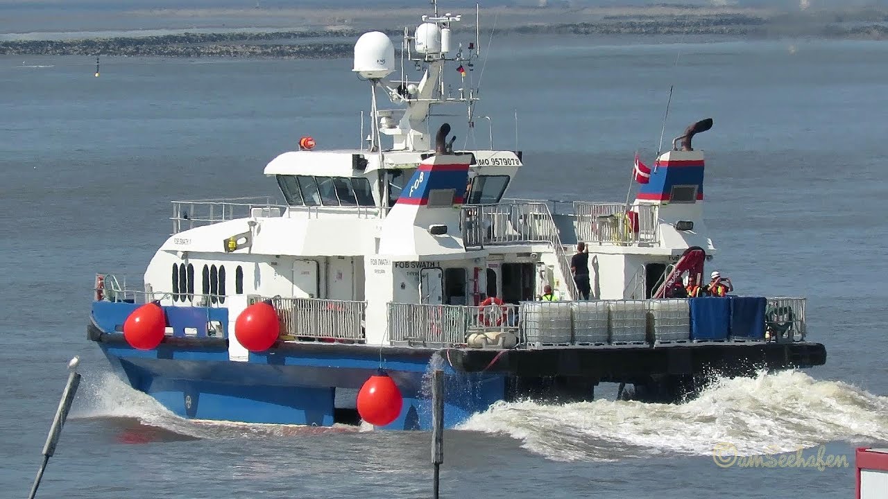 high speed craft FOB SWATH 1 OXLM2 IMO 9579078 Emden offshore support ...