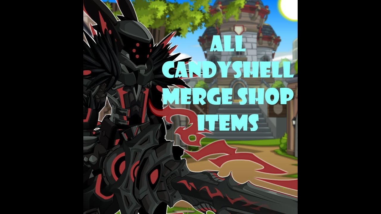 AQW - ALL CANDY SHELLS MERGE SHOP ITEMS | GRENWOG EVENT 2020 - YouTube