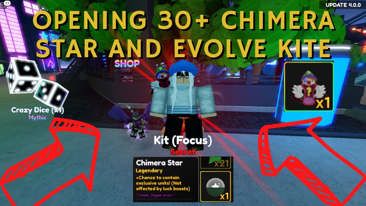 OPENING 30+ CHIMERA STAR AND EVOLVE KITE| ANE ADVENTURES ROBLOX - YouTube