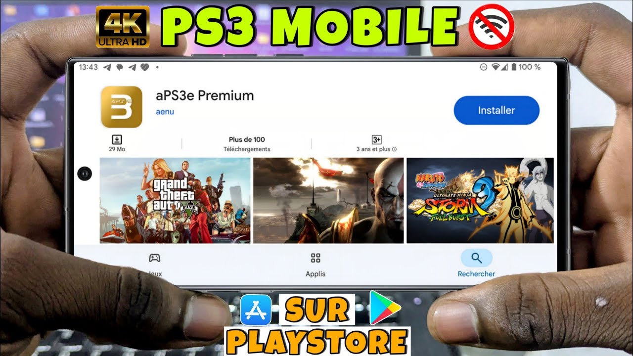 Comment installer & Jouer des jeux PS3 sur Android - APS3e (PlayStation ...