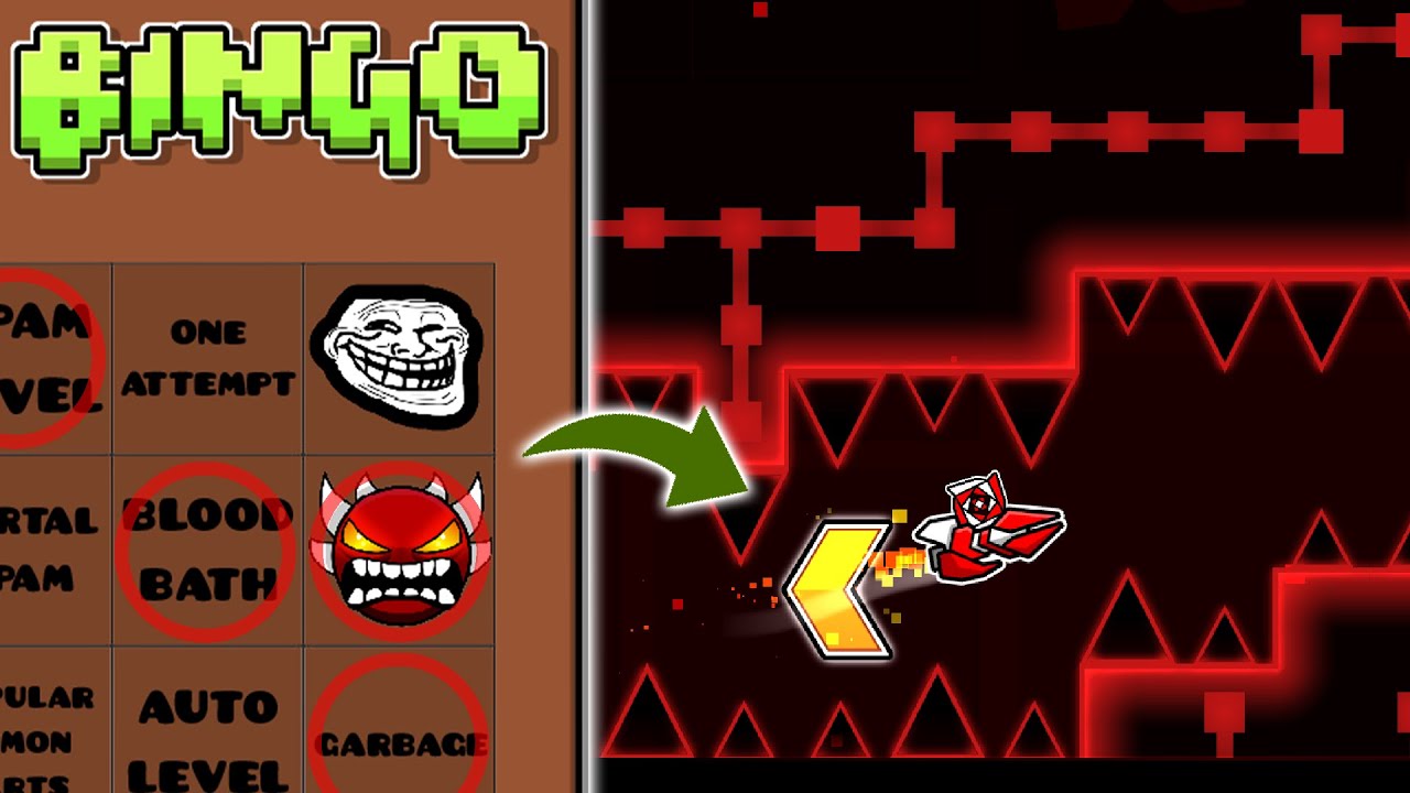 Recent Tab Bingo in 2.2... | Geometry Dash 2.2 - YouTube