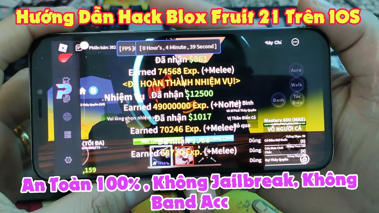 Cách Hack Blox Fruit 21 Trên IOS/IPHONE thành công 100% #hackbloxfruits ...