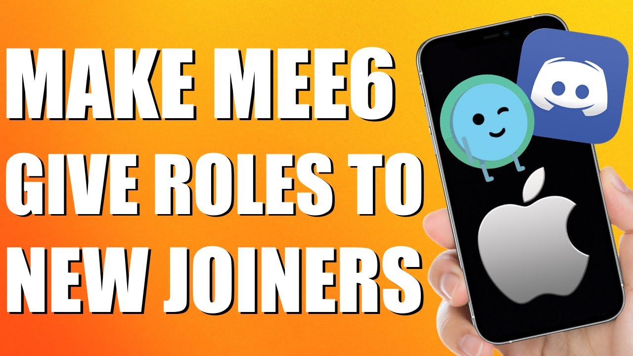 How To Make MEE6 Give Roles When Someone Joins (quick and easy) - YouTube